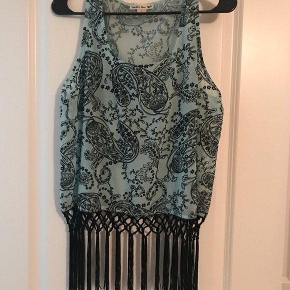 Tops | Fringe Tank Top | Poshmark